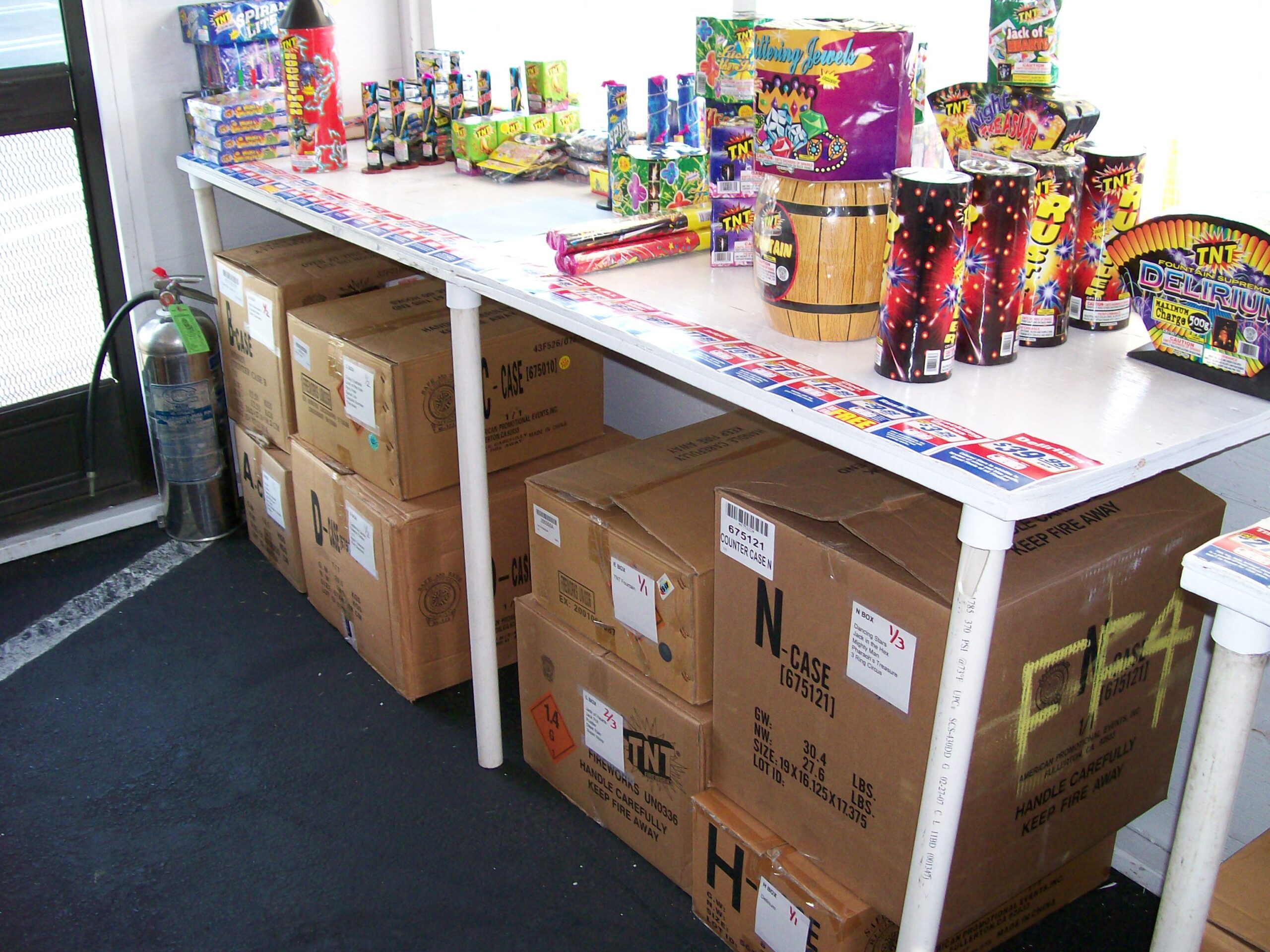 Fireworks Booth – St. Luke's Lutheran Church