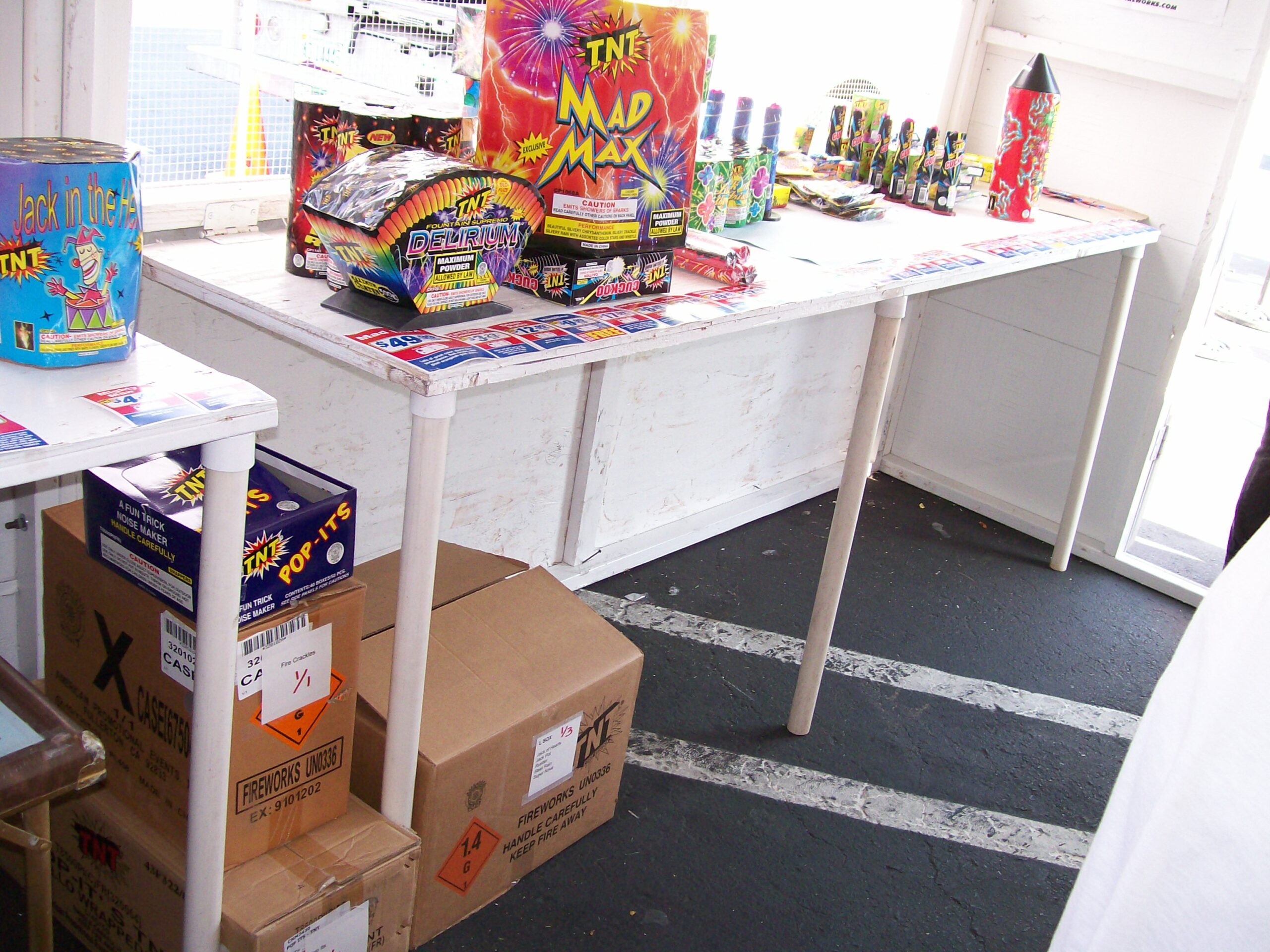 Fireworks Booth – St. Luke's Lutheran Church