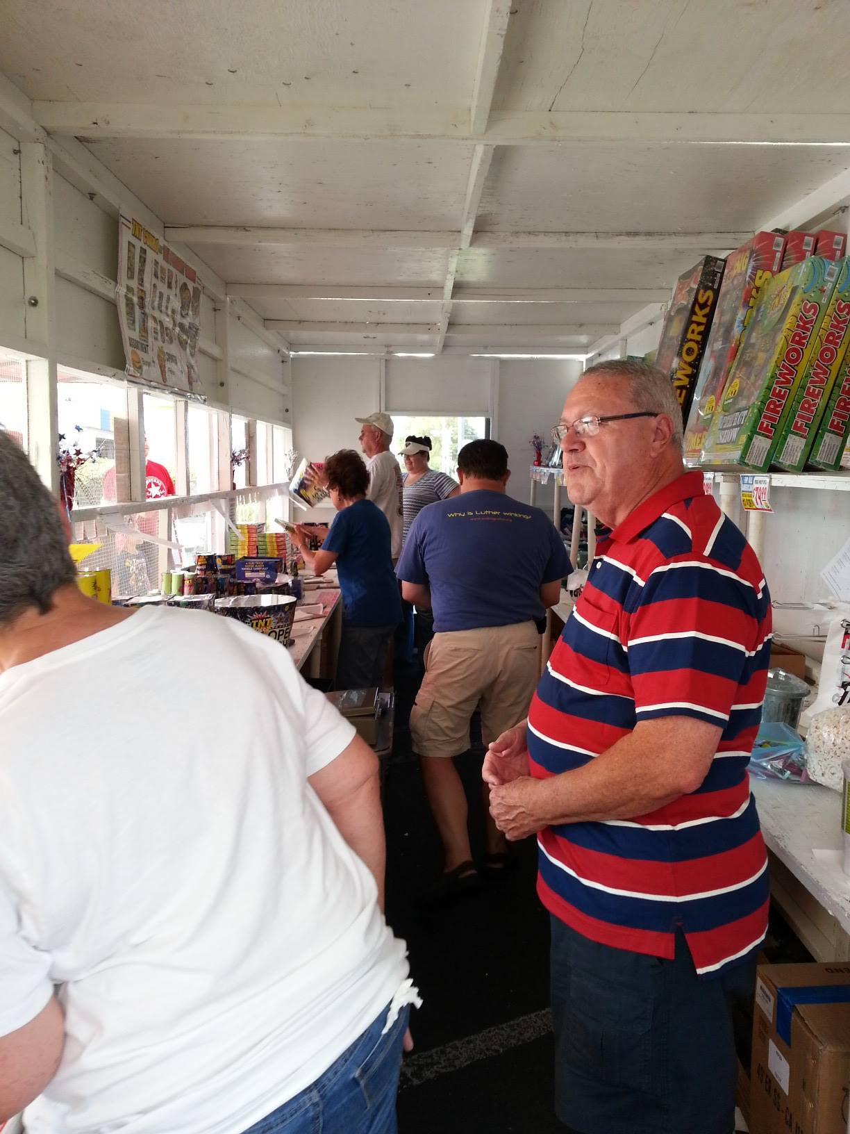 Fireworks Booth – St. Luke's Lutheran Church